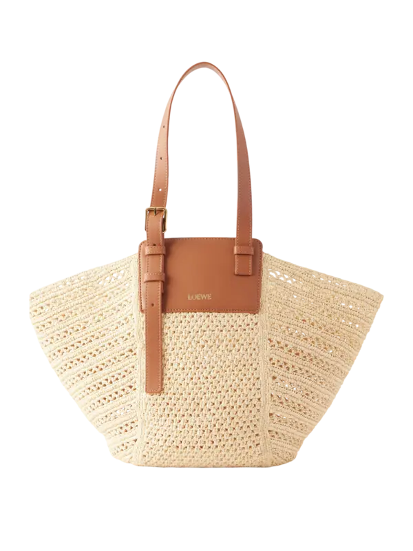 Loewe Hammock Cabas Raffia Tote