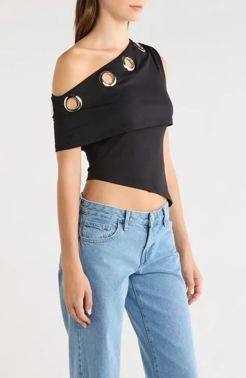 Princess Polly Grommet One-shoulder Top