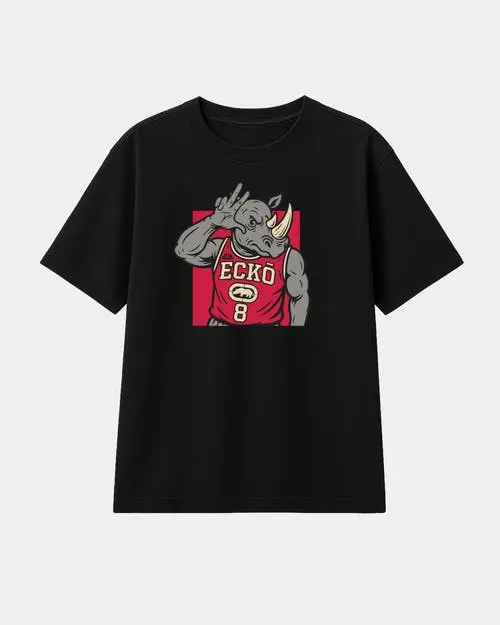 ECKO Jdub Rhino Print Tee - Black