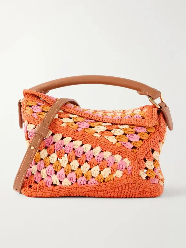 Loewe Puzzle Edge Mini Shoulder Bag - Orange