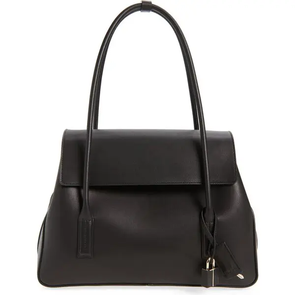 TOM FORD Medium Leather Shoulder Bag - Black