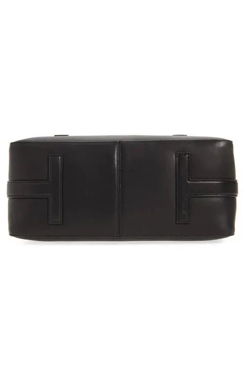 TOM FORD Medium Leather Shoulder Bag - Black