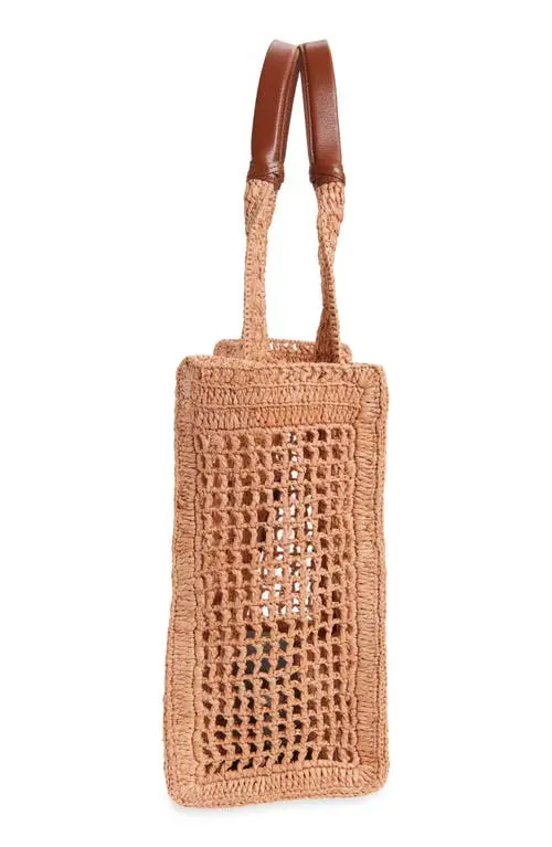 Chloé Crochet Raffia Tote Bag - Summery Beige