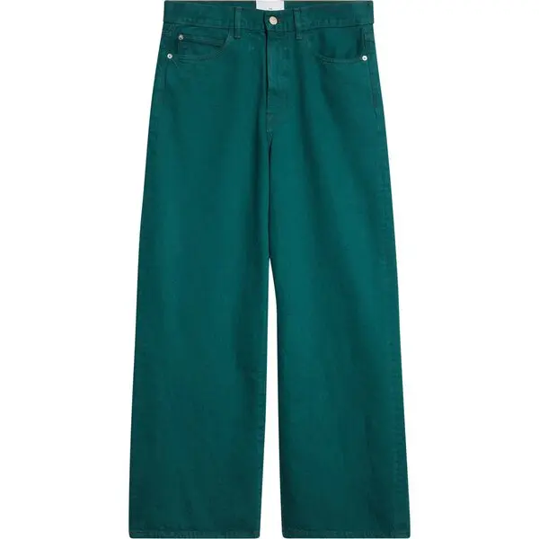 THE ELDER STATESMAN Hunter Baggy Jeans - Cypress