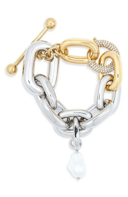 Rabanne Xl Link Bracelet - M089 Silver/gold