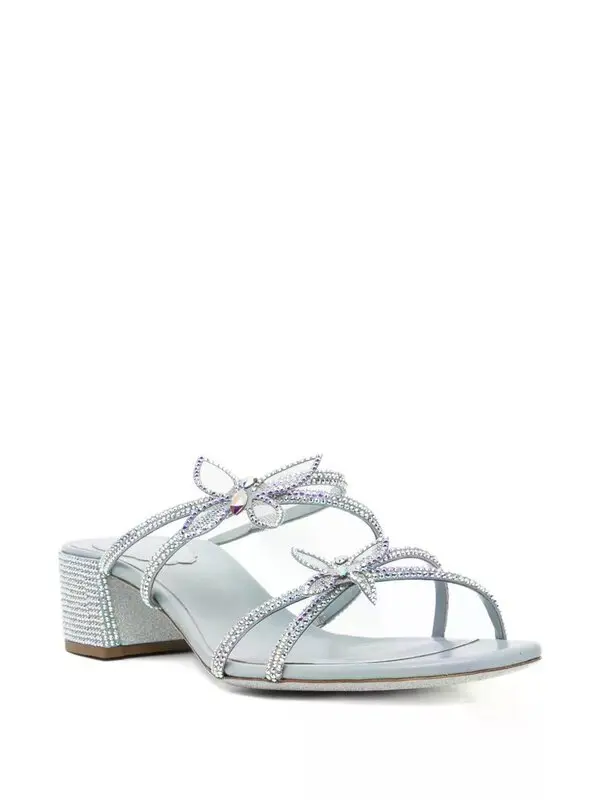 Rene Caovilla 40mm Crystal-embellished Sandals