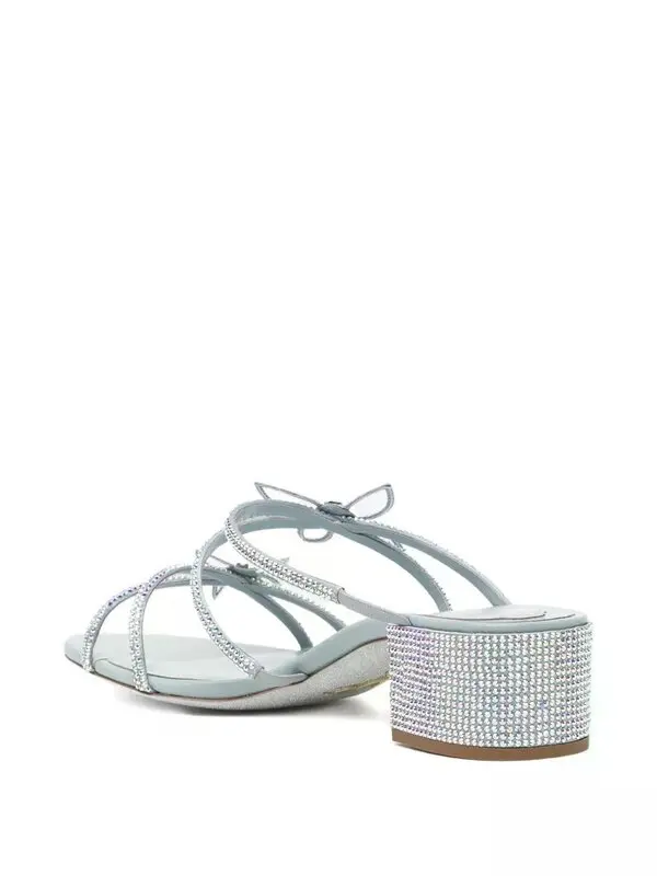 Rene Caovilla 40mm Crystal-embellished Sandals