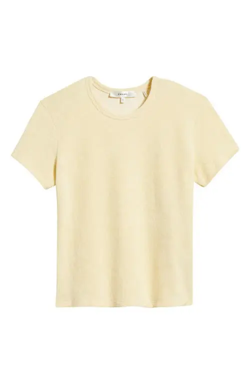 FRAME The Terry Baby Tee - Lemon