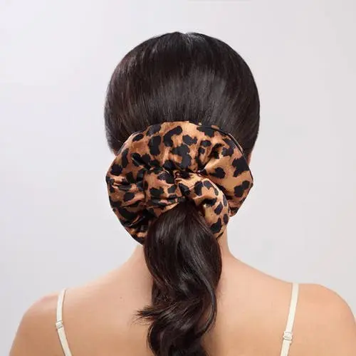 DROWSY Silk Padded Scrunchie - Wild Things