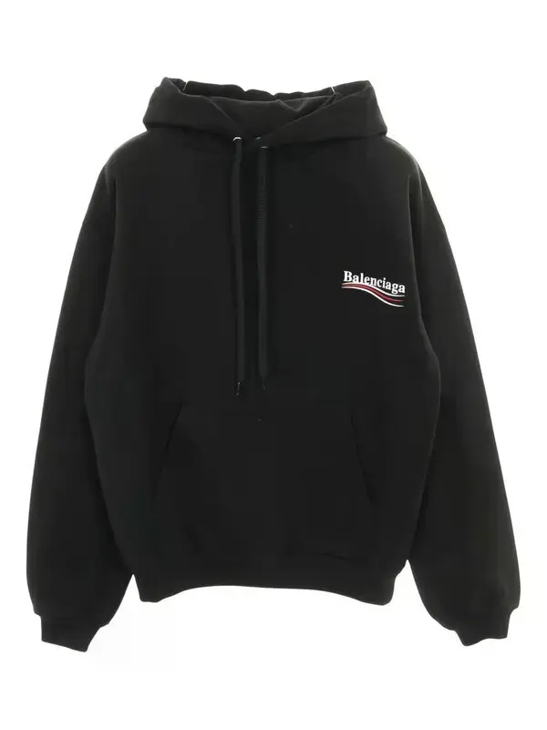 Balenciaga 10s Political Campaign Hoodie - Black