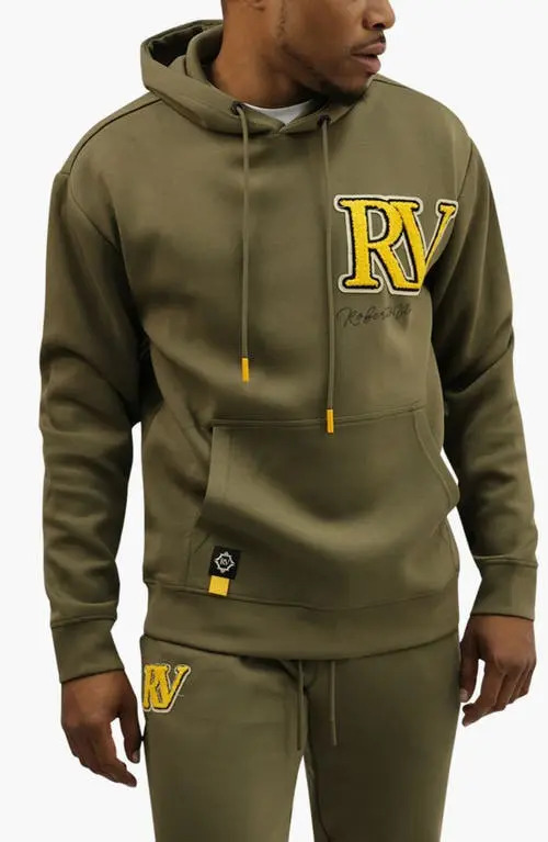 ROBERTO VINO Premium Blend Hoodie - Olive Green