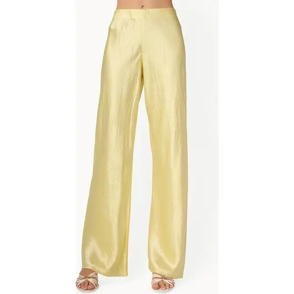 Cami Nyc Bristol Wide-leg Pants - Buttercup