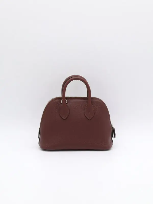 Hermès Bolide Chamkila Goatskin With Palladium Hardware - Red