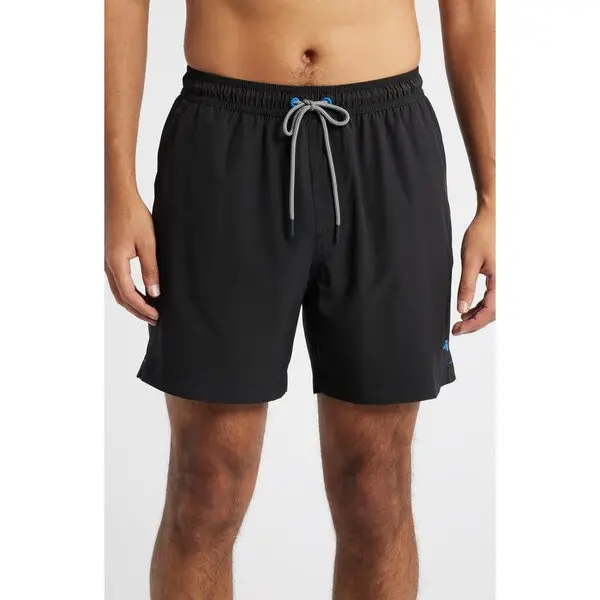 Tommy Bahama Naples Valley 5.25-inch Swim Trunks - Black