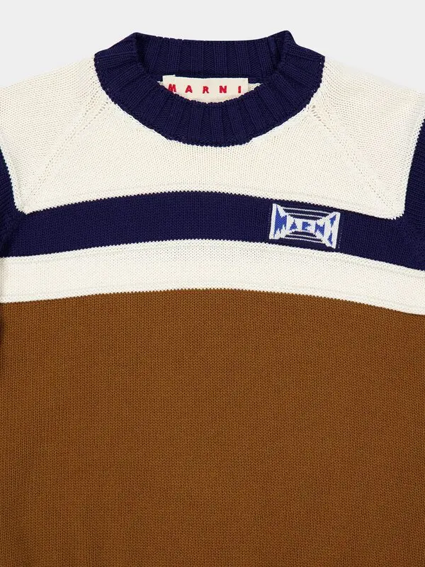 Marni Striped Cotton Knit Sweater