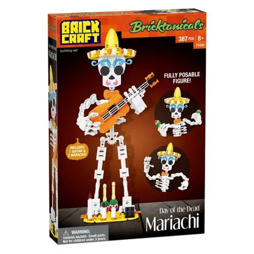 BRICKCRAFT Fall Harvest Day Of The Dead Mariachi Building Set