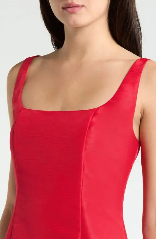 SUGARLIPS Noretta Bow Satin Mini Dress