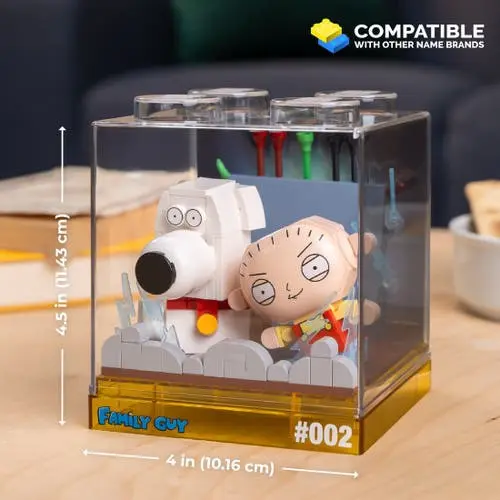BRICKCRAFT Family Guy Stewie And Brian Box! #002 Building Set