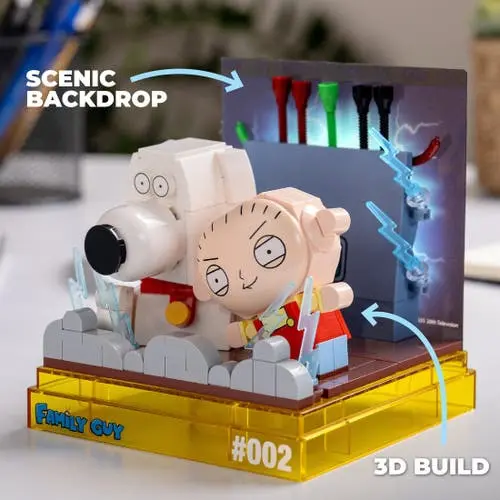 BRICKCRAFT Family Guy Stewie And Brian Box! #002 Building Set