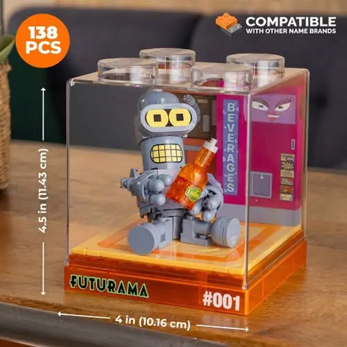 BRICKCRAFT Futurama Baby Bender Building Set #001