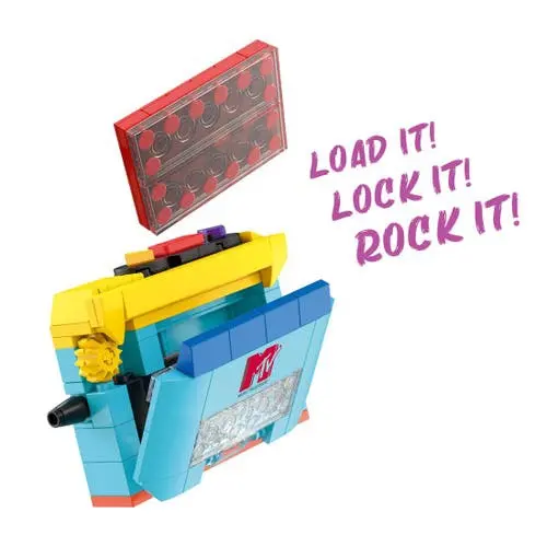 BRICKCRAFT Mtv Cassette Player Building Set