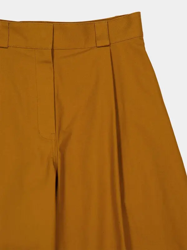Balenciaga Cotton Bermuda Wide-leg Pants