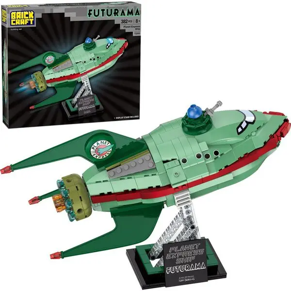 BRICKCRAFT Futurama Planet Express Ship Building Set