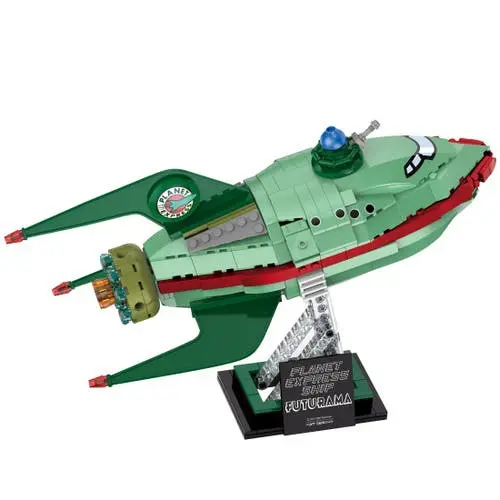 BRICKCRAFT Futurama Planet Express Ship Building Set