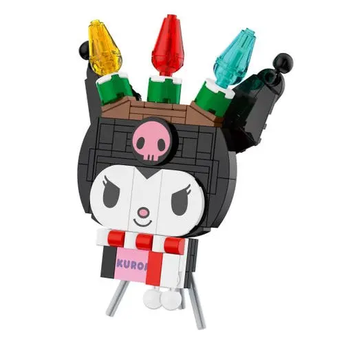 BRICKCRAFT Hello Kitty Kuromi Decoration Building Set
