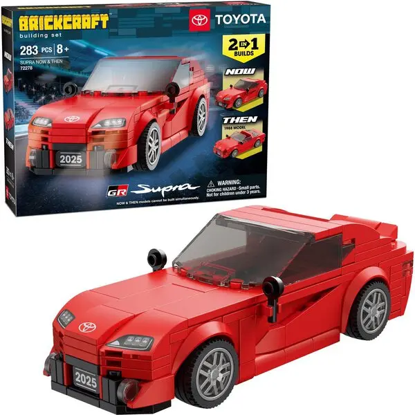 BRICKCRAFT Toyota Supra Building Set - Brown