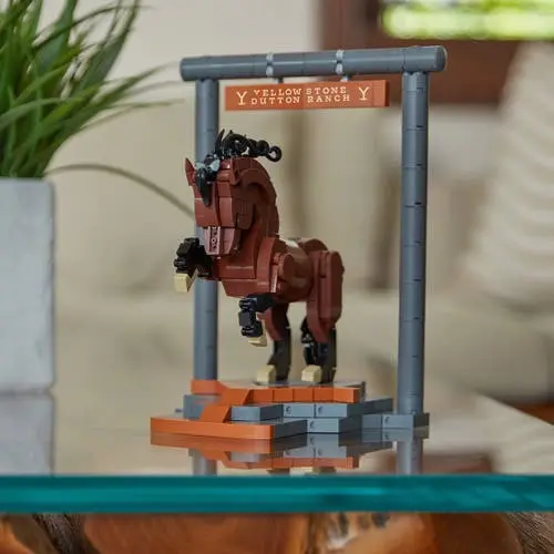 BRICKCRAFT Stone Stallion Horse Building Set