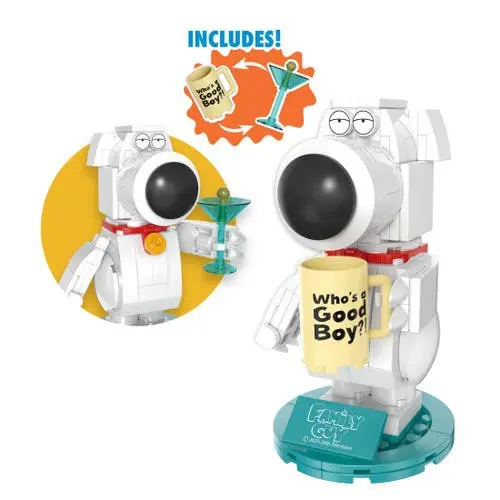 BRICKCRAFT Family Guy Brian Griffin Building Set