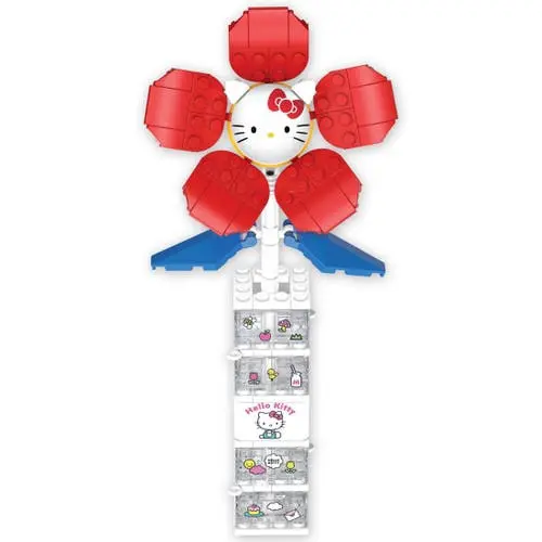 BRICKCRAFT Hello Kitty Flower And Vase Building Set