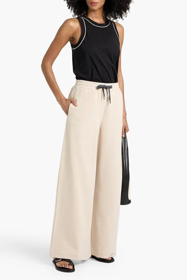 Brunello Cucinelli Cotton-jersey Track Pants