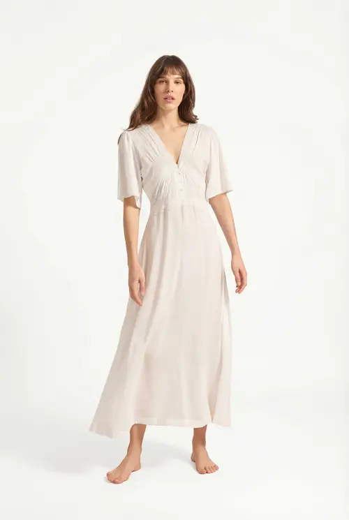 IF ONLY IF Luisa Nightdress - Ivory