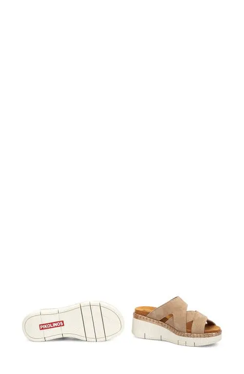 Pikolinos Gomera Wedge Sandal - Desert