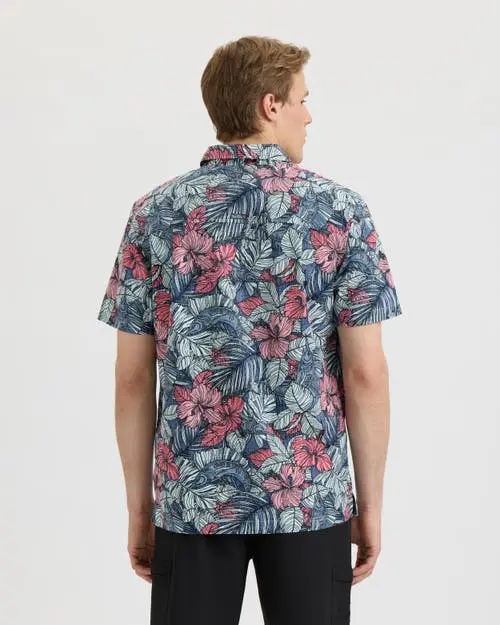 SALT LIFE Sailfish Blossom Woven Shirt