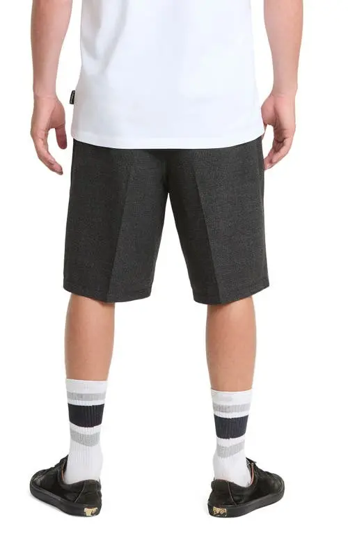 Quiksilver Gilroy Glen Check Pleated Shorts