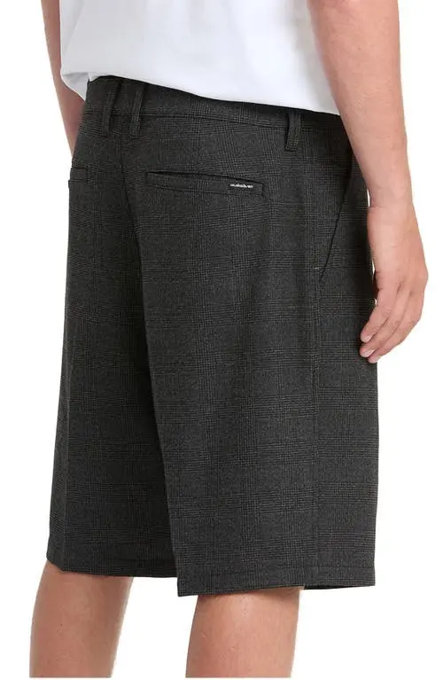 Quiksilver Gilroy Glen Check Pleated Shorts