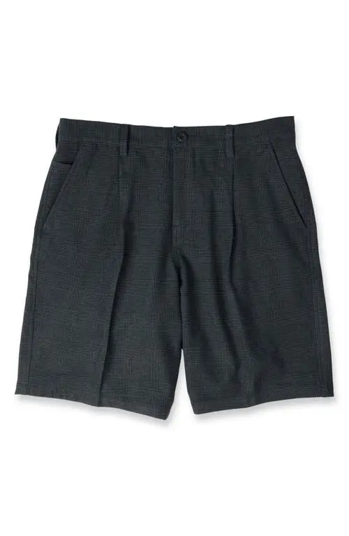 Quiksilver Gilroy Glen Check Pleated Shorts