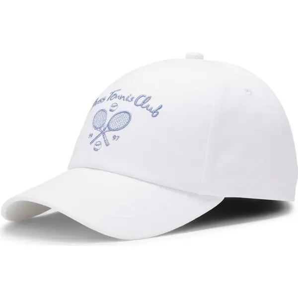 BOSS Tennis Club Embroidered Baseball Cap - White