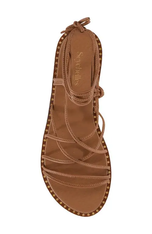 Seychelles Lighthouse Ankle Wrap Sandal - Tan