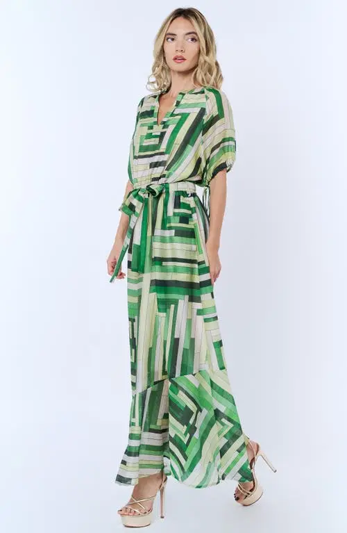 CIEBON Gemma Puff Sleeve Maxi Dress
