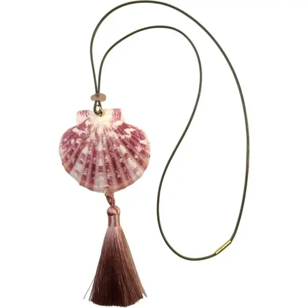 SCCOLLECTION Hazel Shell Necklace - Green