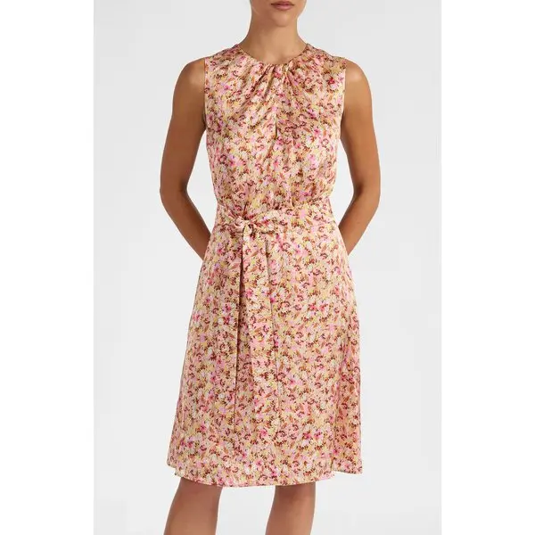 Santorelli Dalby Sleeveless A-line Dress - Sweet Pink