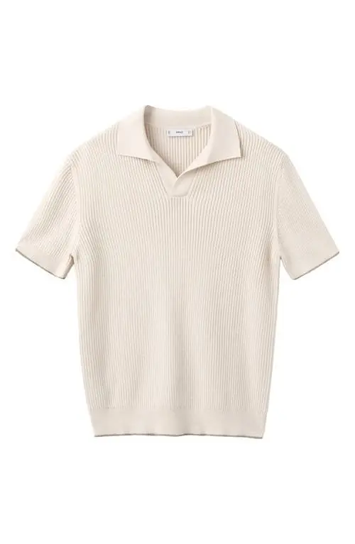 Mango Tipped Cotton Blend Polo - Sand