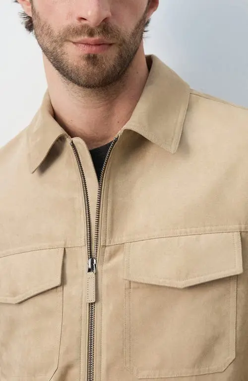 Mango Faux Suede Jacket