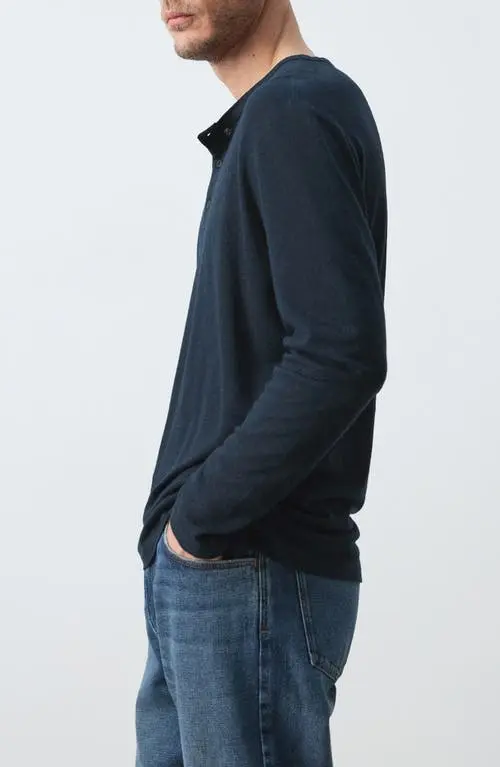 Mango Linen Blend Henley