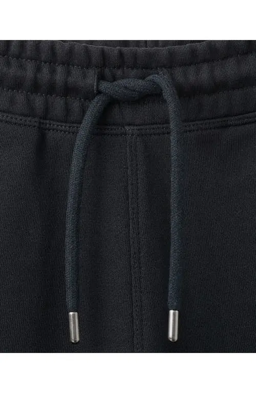 Mango Cotton Drawstring Bermuda Shorts - Navy