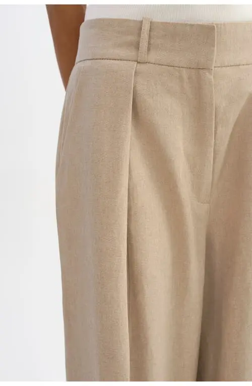 LAMARQUE Miriam Linen Wide-leg Pants